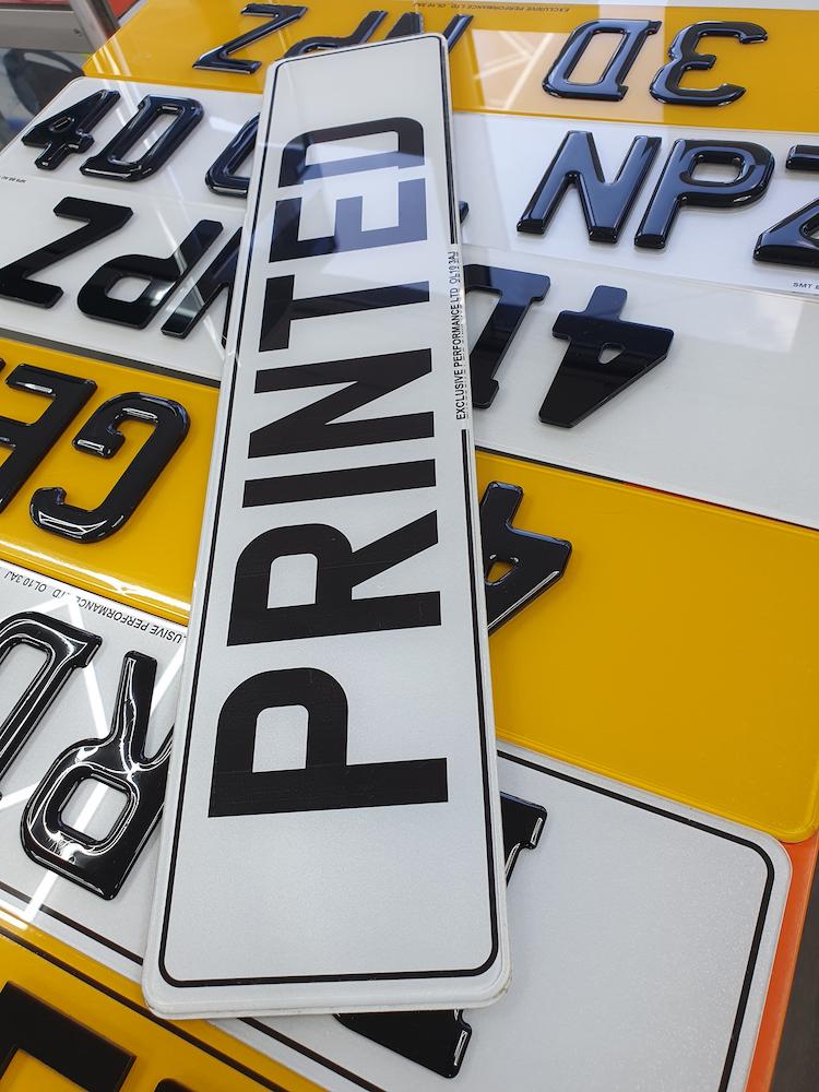 2D Number Plate | Number Plate Zone