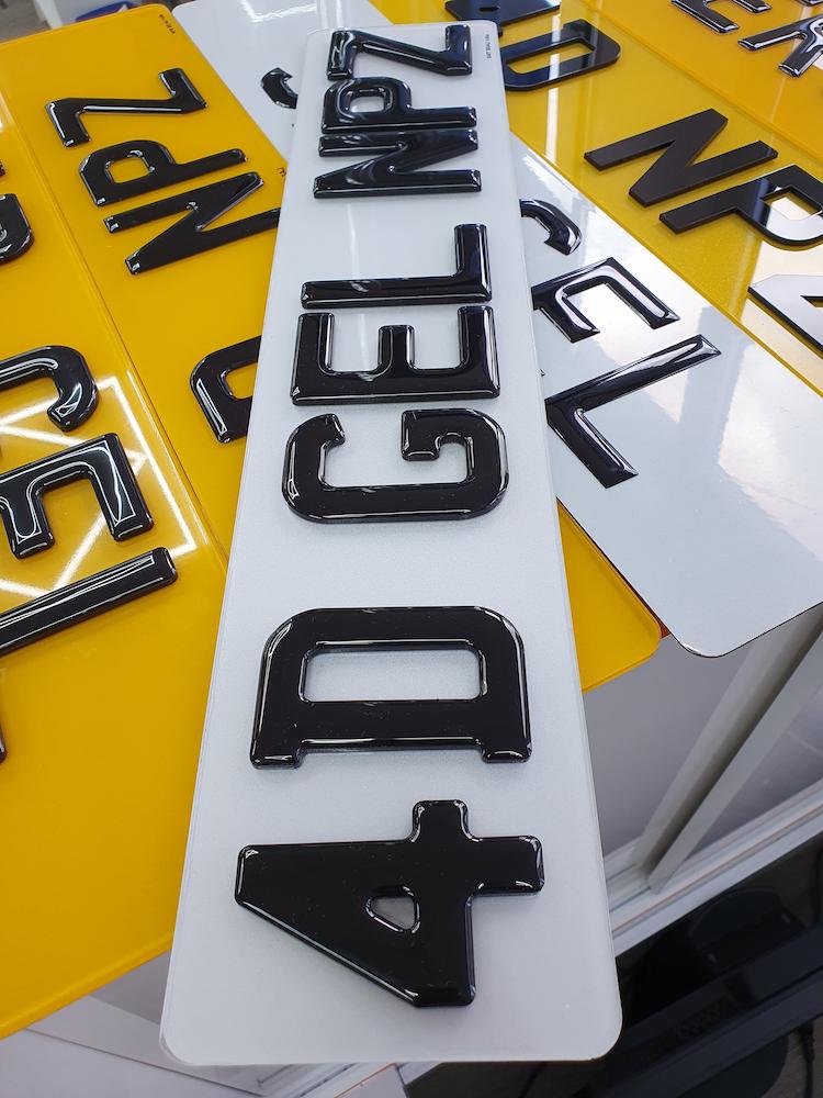 4D + 3D Gel Plates | Number Plate Maker