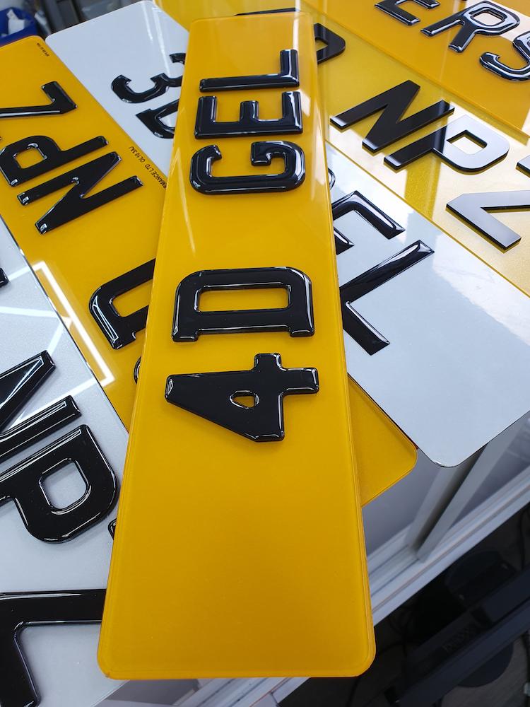 4D + 3D Gel Plates | Number Plate Maker